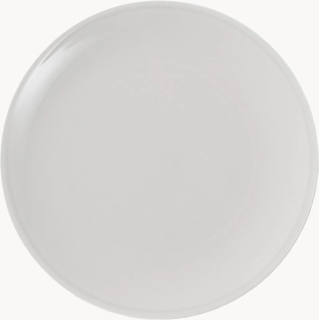 Sada snídaňových talířů z kostního porcelánu Pastel, 6 dílů