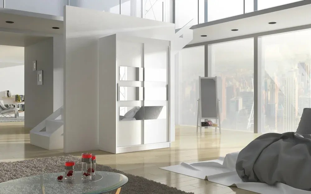 Skříň posuvná se zrcadlem KOLORADO 120