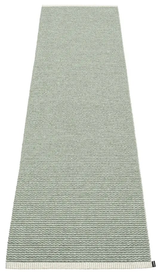 Světle zelený vnitřní a venkovní běhoun 60x250 cm Mono Sage Army – Pappelina
