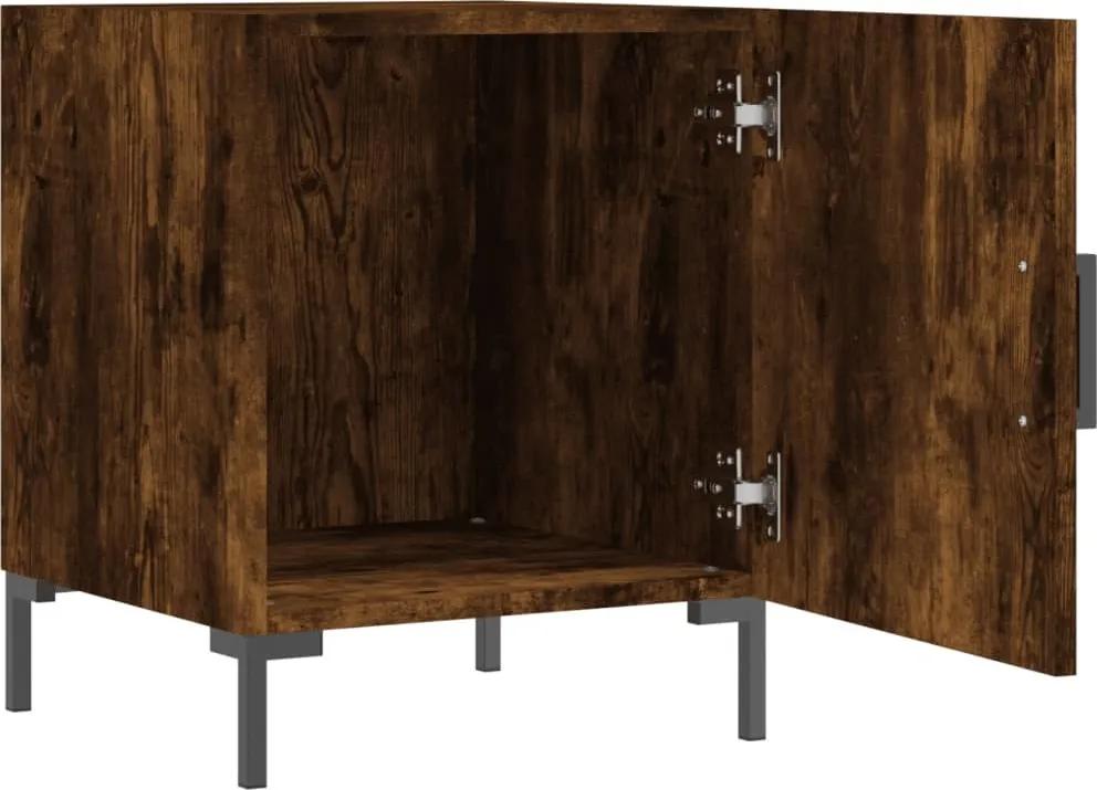 vidaXL Noční stolek 40 x 40 x 50 cm kompozitní dřevo [827574] Barva: Černá