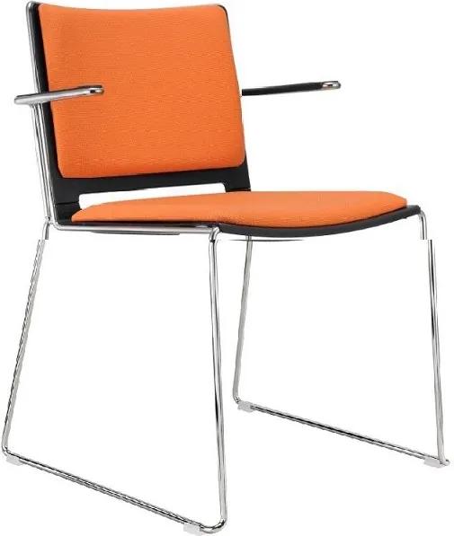Konferenční židle FILO + područky čalouněná