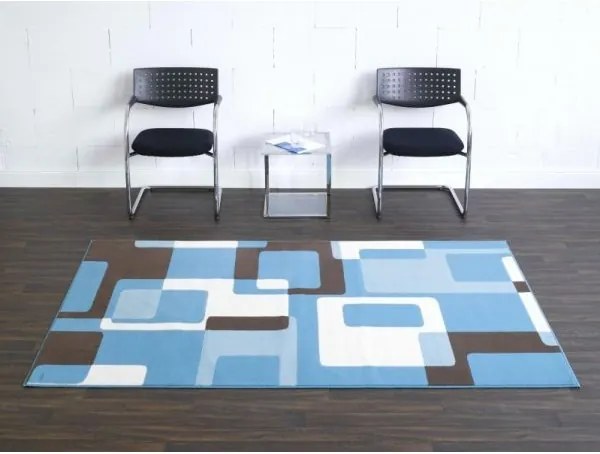 MAXMAX Kusový koberec Hamla Design - modrý