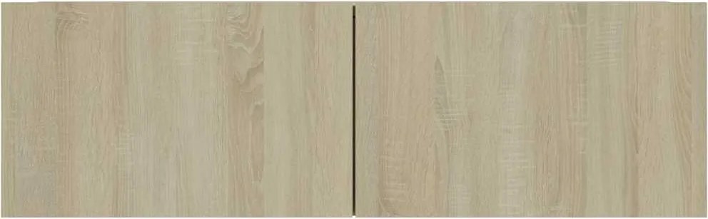 TV skříňky 4 ks dub sonoma 100 x 30 x 30 cm kompozitní dřevo 3078956
