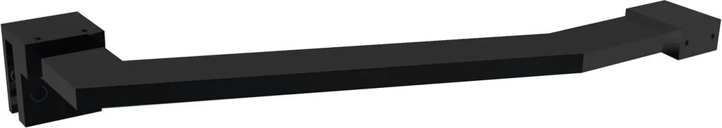 Gelco Gelco, DRAGON BLACK vzpěra k zástěnám 300x150mm, černá matná, GDV300B