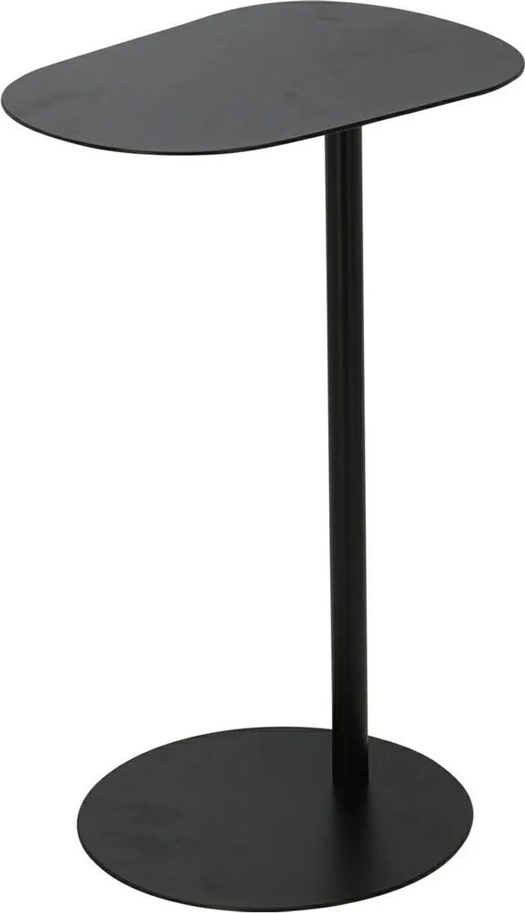 Kovový odkládací stolek Reto 53 cm černý