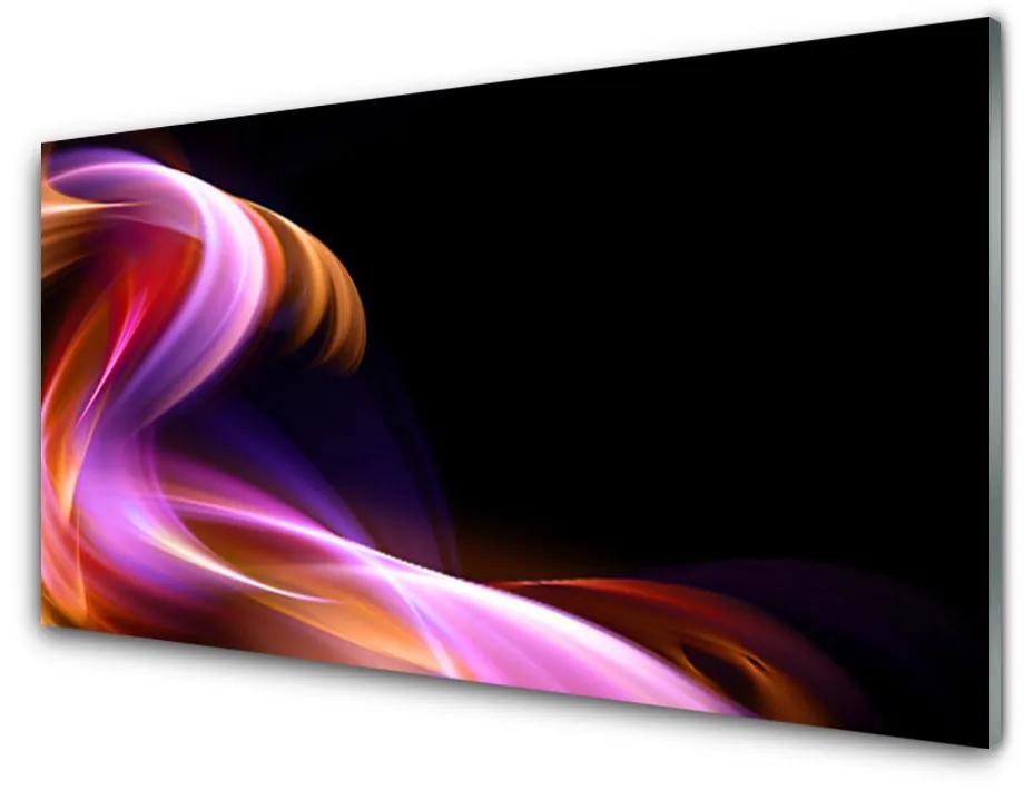 akrylový obraz Abstrakce Vlna Umění 100x50 cm