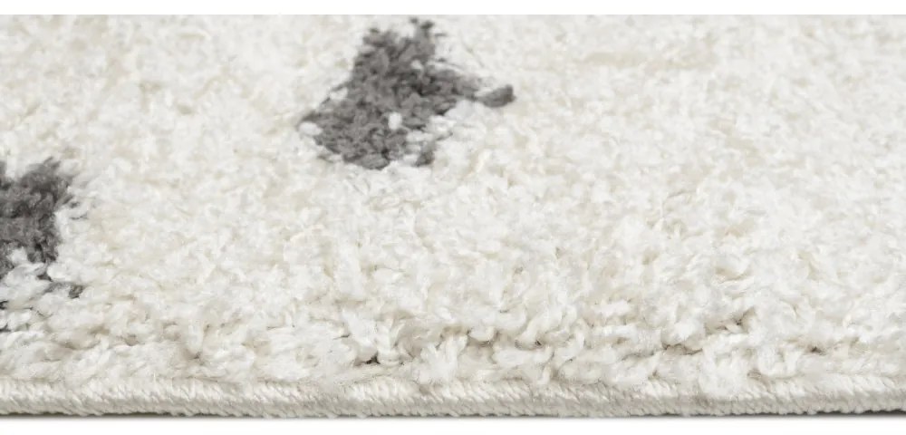 Kusový koberec shaggy Punta krémový 60x100cm
