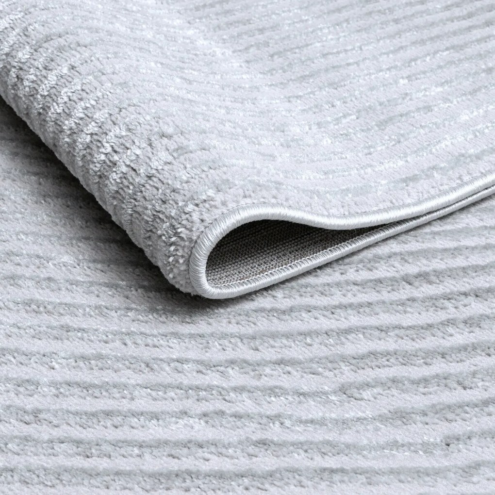 Angel Carpet, Kusový koberec Zafiro 19 Grey, 60x110, šedá, kancelář