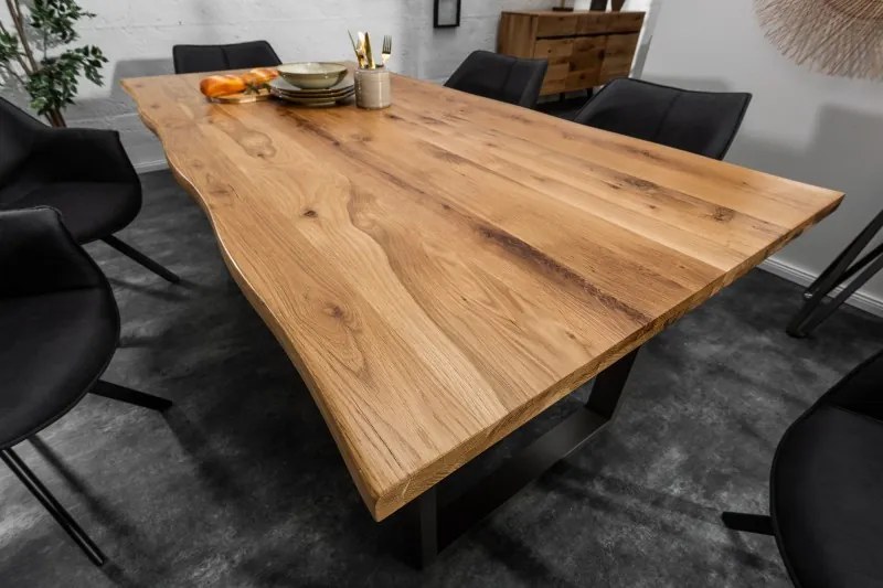 Designový jídelní stůl Fringe, 160 cm, divoký dub - Skladem - poslední kus
