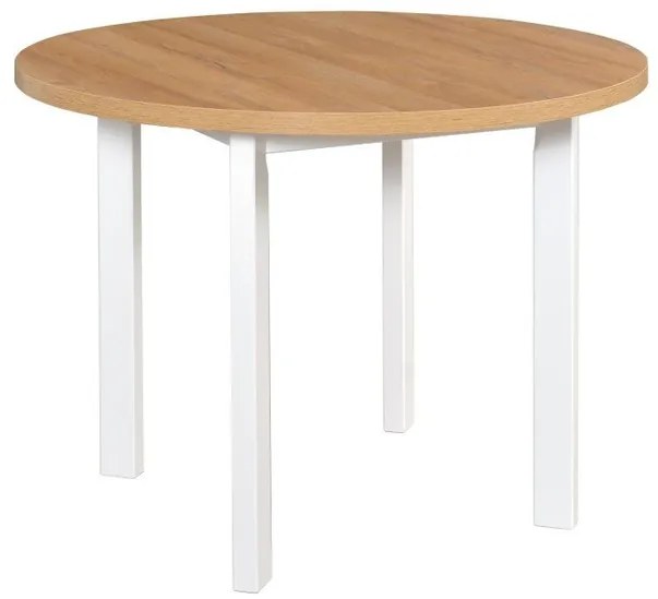 Jídelní stůl POLI 2 + doprava zdarma deska stolu bílá, nohy stolu bílá
