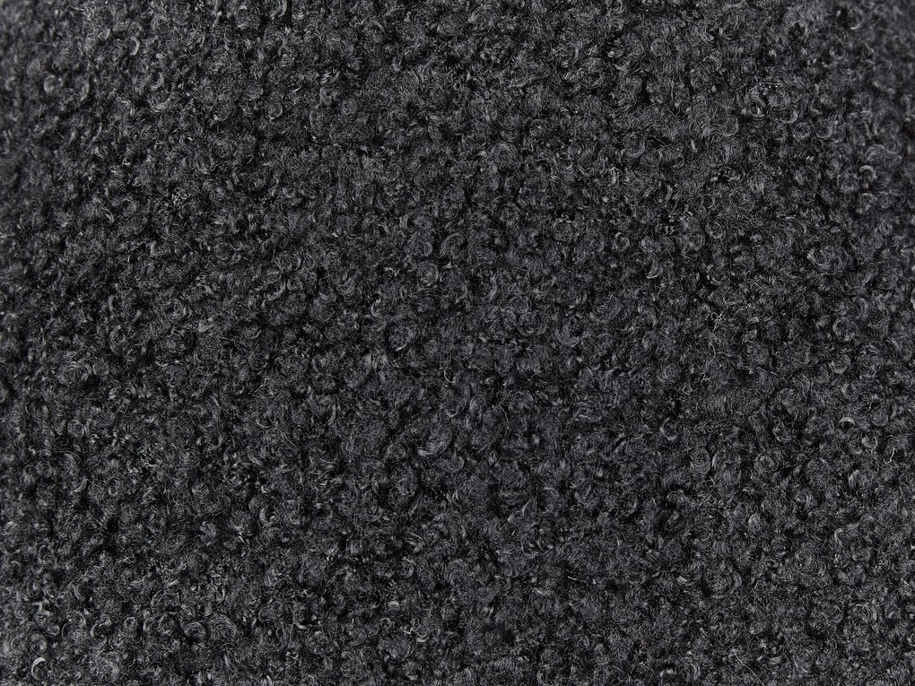 Sada 2 plyšových polštářů 40 x 40 cm černé CAMPONULA Beliani