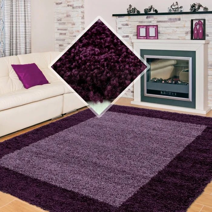Vopi | Kusový koberec Life Shaggy 1503 lila - 160 x 230 cm