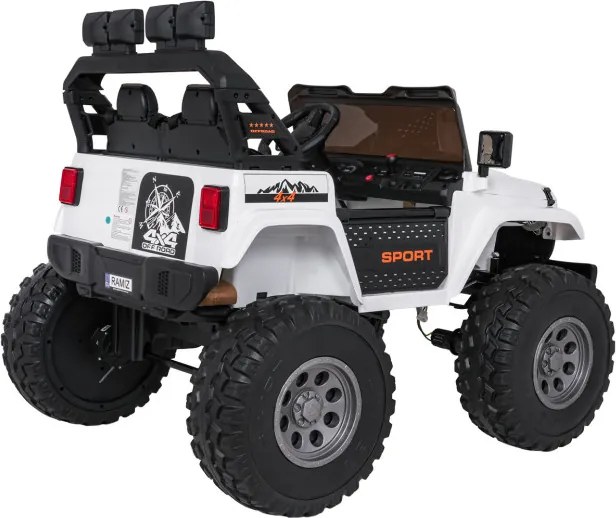 Elektrické autíčko Extreme Sport 4x4 bílé