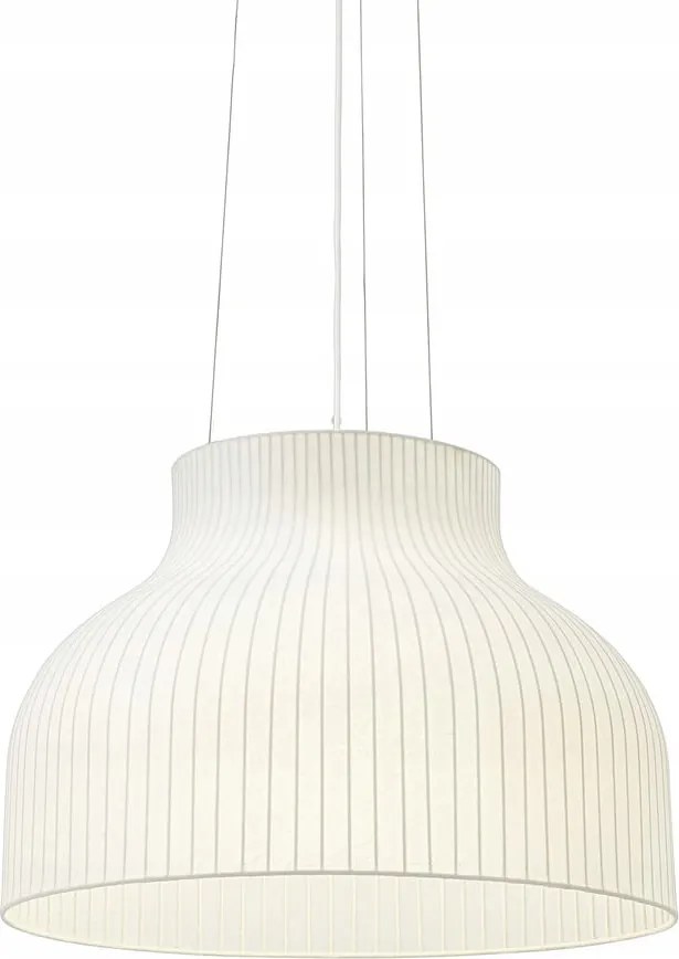 Muuto Strand Open Závěsná lampa z polymeru 60 cm bílá