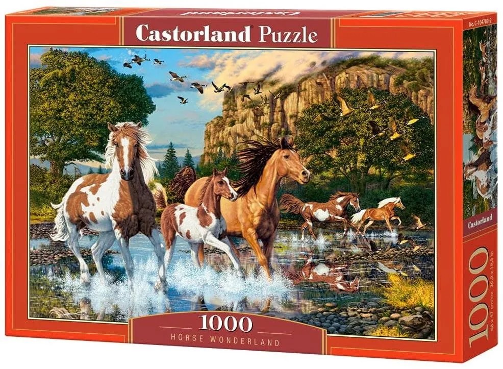 Castorland puzzle koňská říše divů 1000 dílků