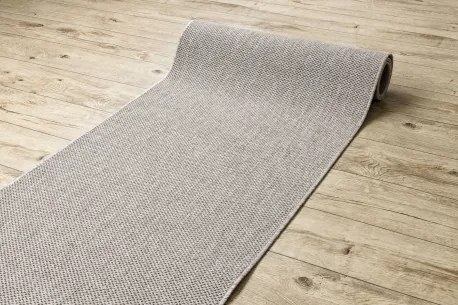 Běhoun SISAL FLOORLUX model 20433 stříbro HLADKÝ