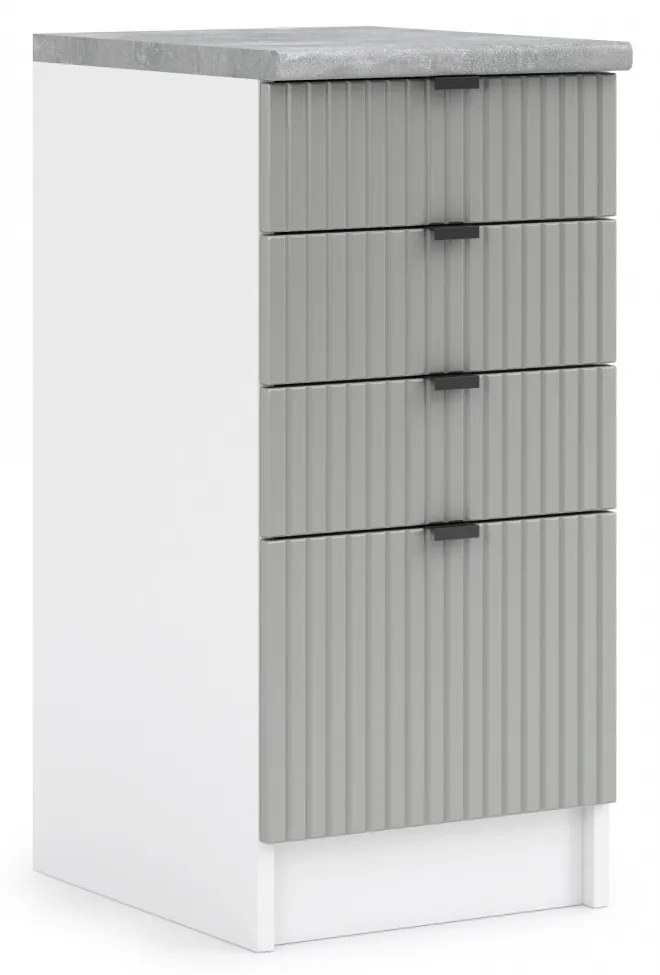 Kuchyňská skříňka spodní 40 cm - LAM SZ40 4SZ - Dvířka GISEL
