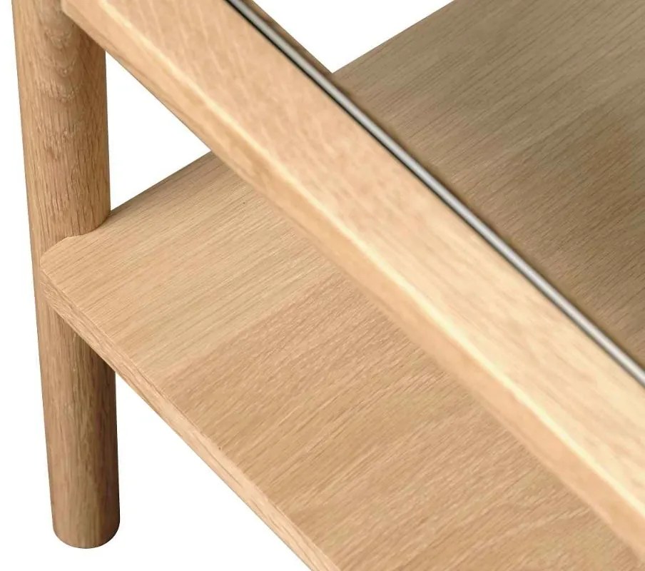 Designový konferenční stolek Dallan 120 cm přírodní dub