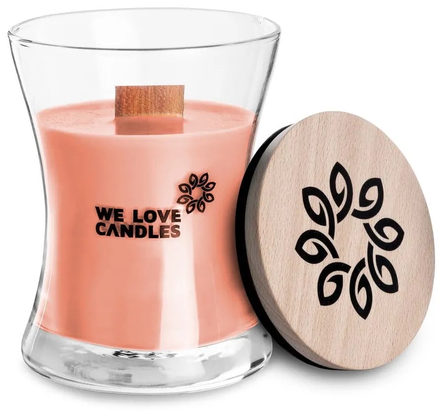 Svíčka ze sójového vosku We Love Candles Rhubarb & Lily, doba hoření 21 hodin