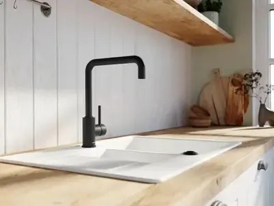 Blanco Mili - Dřezová baterie matná černá