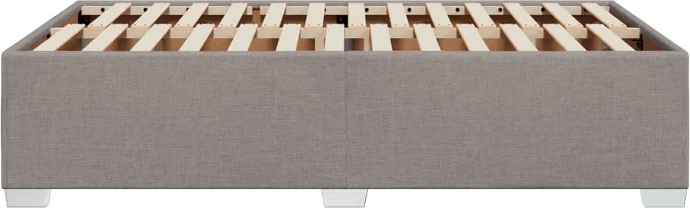 Rám postele bez matrace taupe 120 x 200 cm textil 3284468