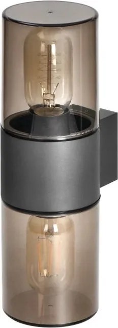 Venkovní svítidlo nástěnné ORNO AD-OP-6574GE27PP, IP54, 2xE27, max 2x15W, šedá