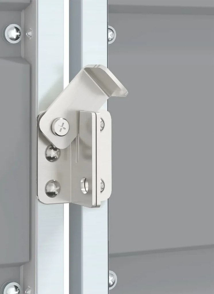 vidaXL Box na 3 popelnice 216 x 81 x 115 cm ocel [4006182] Barva: antracitová