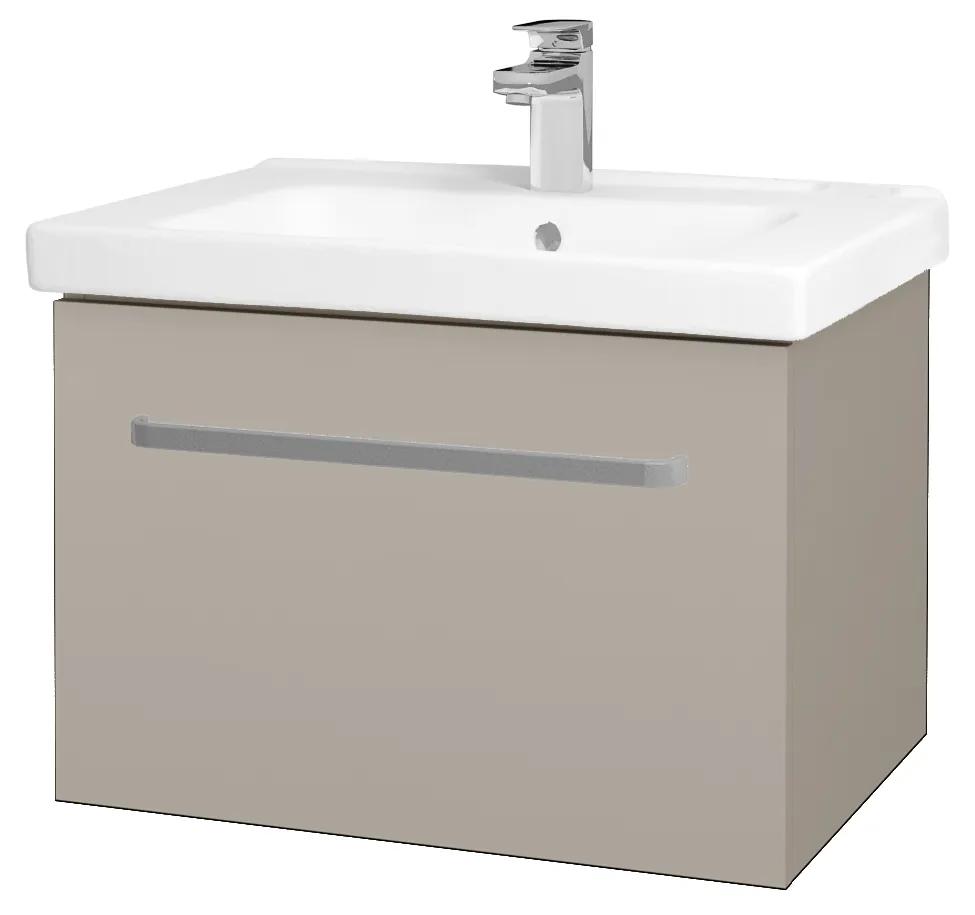 Dřevojas Koupelnová skříň BIG INN SZZ 65 Varianta: N01 Bílá lesk / Úchytka T01 / D17 Colorado