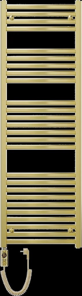 Mexen Helios, elektrické topné těleso 1500 x 500 mm, 600 W, zlatá lesklá, W103-1500-500-2600-50