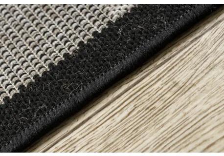 koberec SIZAL FLOORLUX 20195 černý / stříbro velikost 160x230 cm | krásné koberce cz