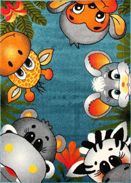 Makro Abra Dětský koberec KOLIBRI 11058/180 Zvířátka vícebarevný 160 x 230