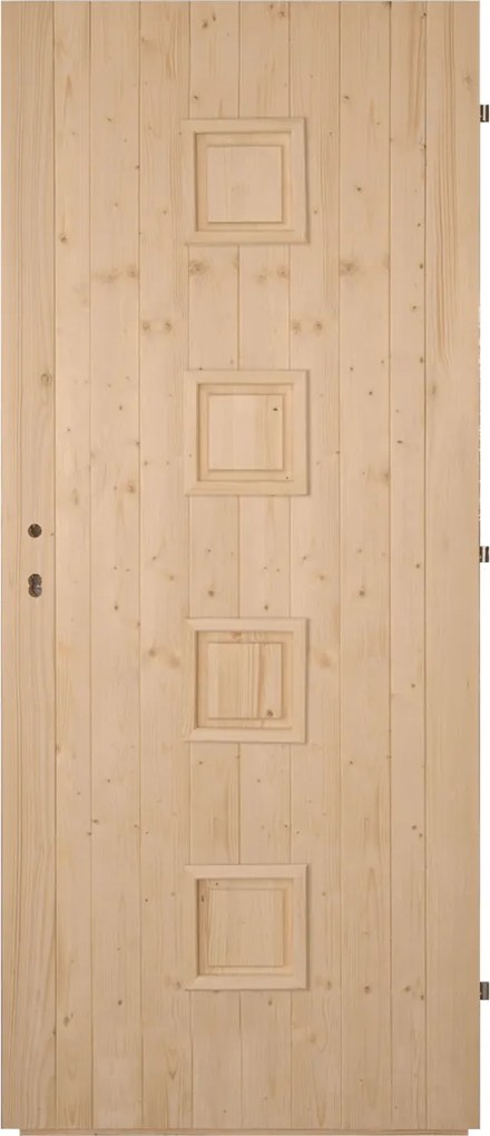 Hrdinka Palubkové dveře Quatro plné - střed 60 cm Pravé