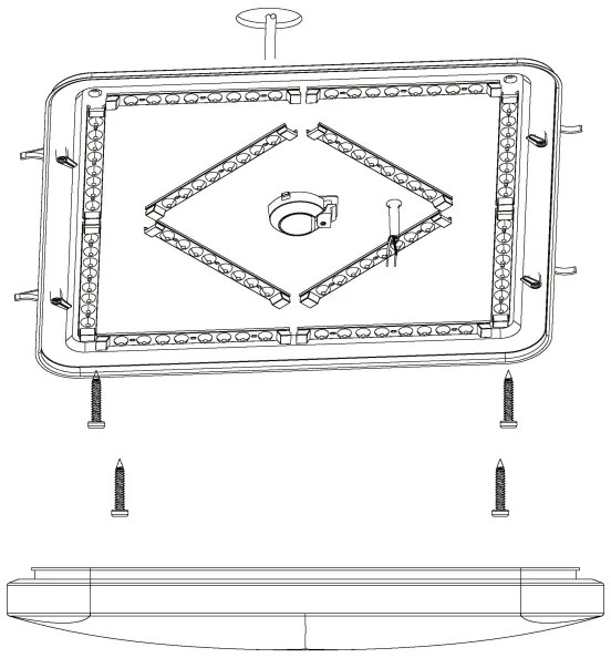 Eglo 98449 - LED Stropní svítidlo FRANIA-S LED/49,5W/230V