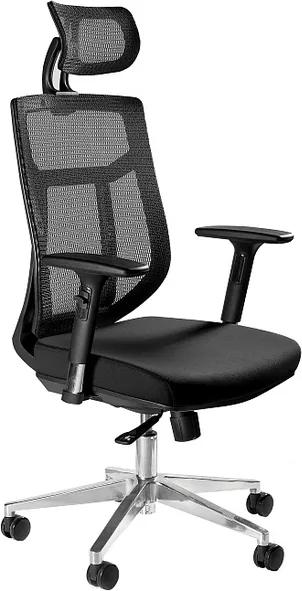Kancelářská židle Valen, látka, černá