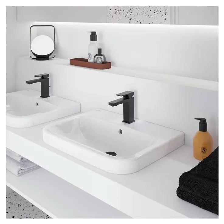 Villeroy & Boch ARCHITECTURA - Umyvadlo, 550x470x180 mm, s přepadem, bílá alpin CeramicPlus 41885GR1