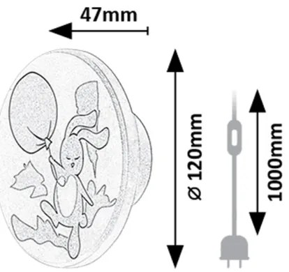 Rabalux 71100 - LED Nástěnné svítidlo HOPPLY LED/9W/230V 3000/4000/6500K