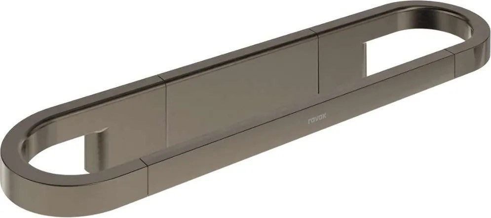 Ravak Chrome II - Držák na ručníky CR II 310.20GB, délka 32 cm, kartáčovaný grafit X07P1607