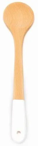 Lžíce dřevěná - bílá rukojeť - bukové dřevo - Klawe