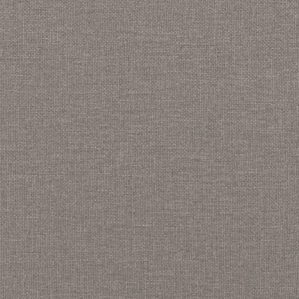 Polohovací křeslo s podnožkou taupe textil - Default Title