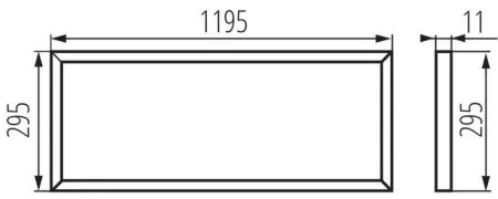 LED panel Kanlux BRAVO S 40W12030NW W 28022