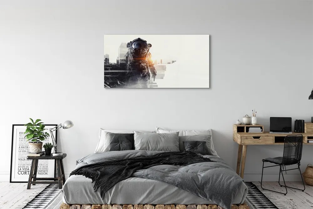 akrylový obraz formulář City 125x50 cm