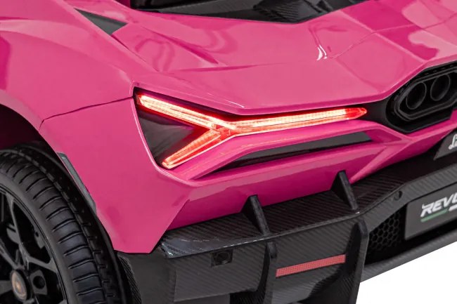 Elektrické autíčko Lamborghini Revuelto XL STRONG růžové