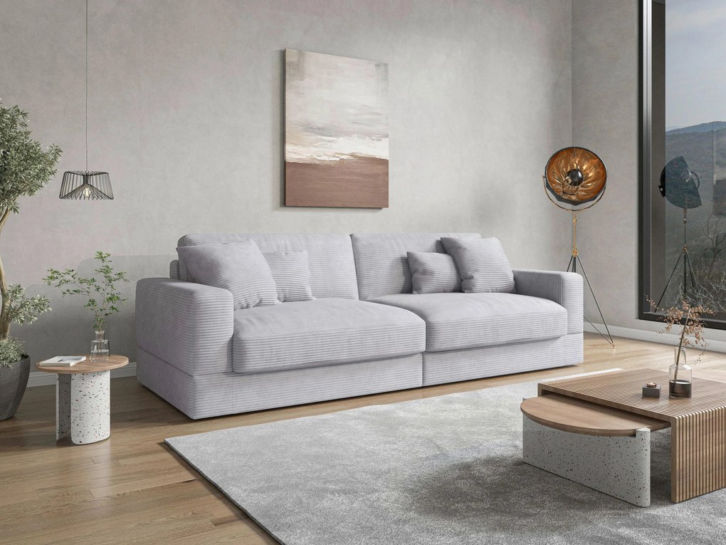 XXXLutz POHOVKA BIG SOFA, textil, barvy stříbra Sit & More - Pohovky - 000144027433