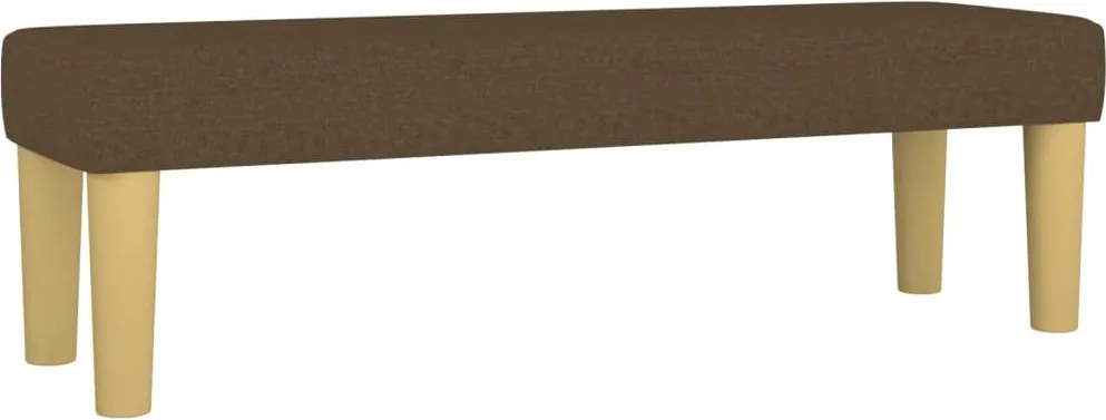 Box spring postel s matrací tmavě hnědá 140x200 cm textil 3137480