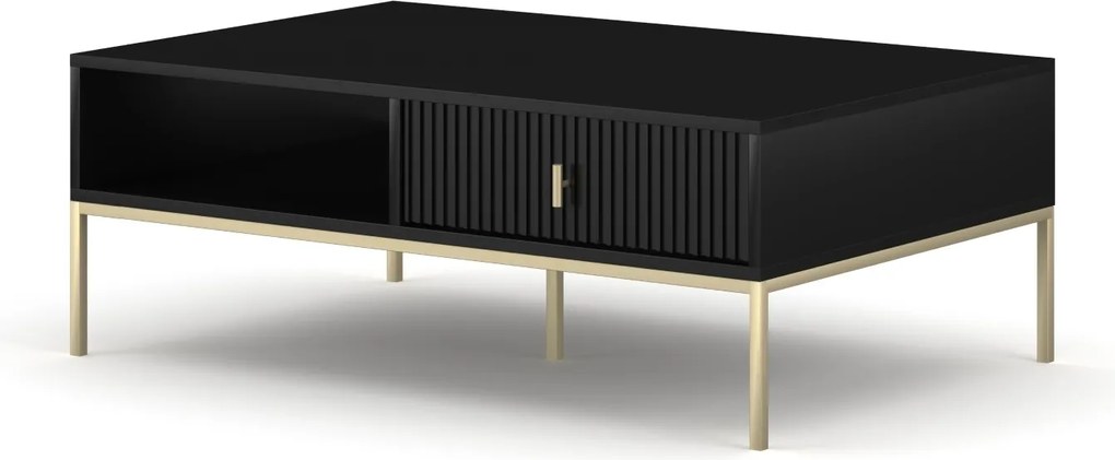 Konferenční stolek Maggiore 104 cm černý/zlatý II