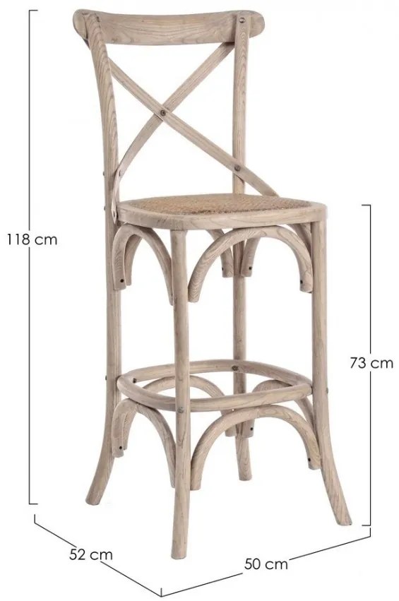 BIZZOTTO barová židle CROSS 0743231