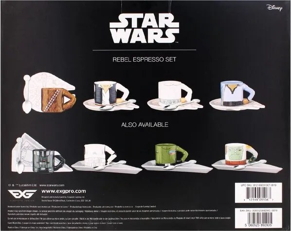 Star Wars Rebel - Espresso Set Vícebarevná