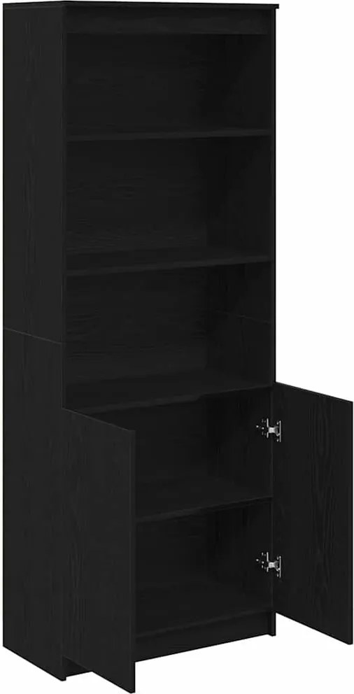 Vysoká deska Černý dub 70x35x180 cm kompozitní dřevo 3328472