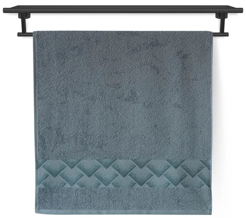 Ručník Veba NORA Industrial šedomodrá Velikost: 70x140 cm