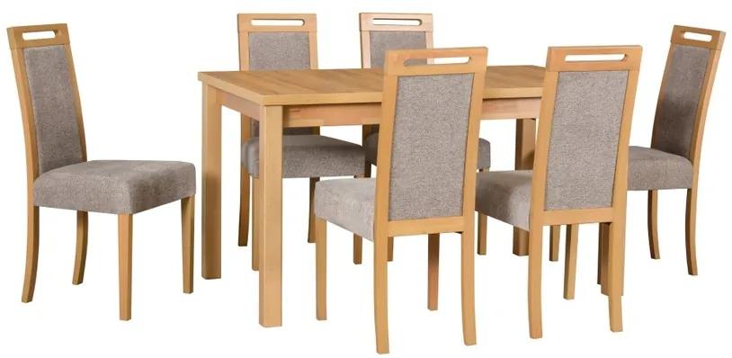 Drewmix jídelní židle ROMA 5 dřevo: grandson, látka: látka
